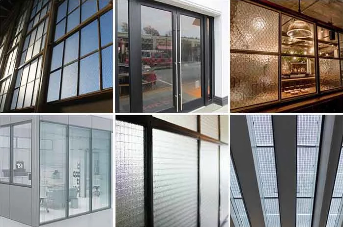 Top sales 6mm 8mm clear tempered wired Glass for interior decoration